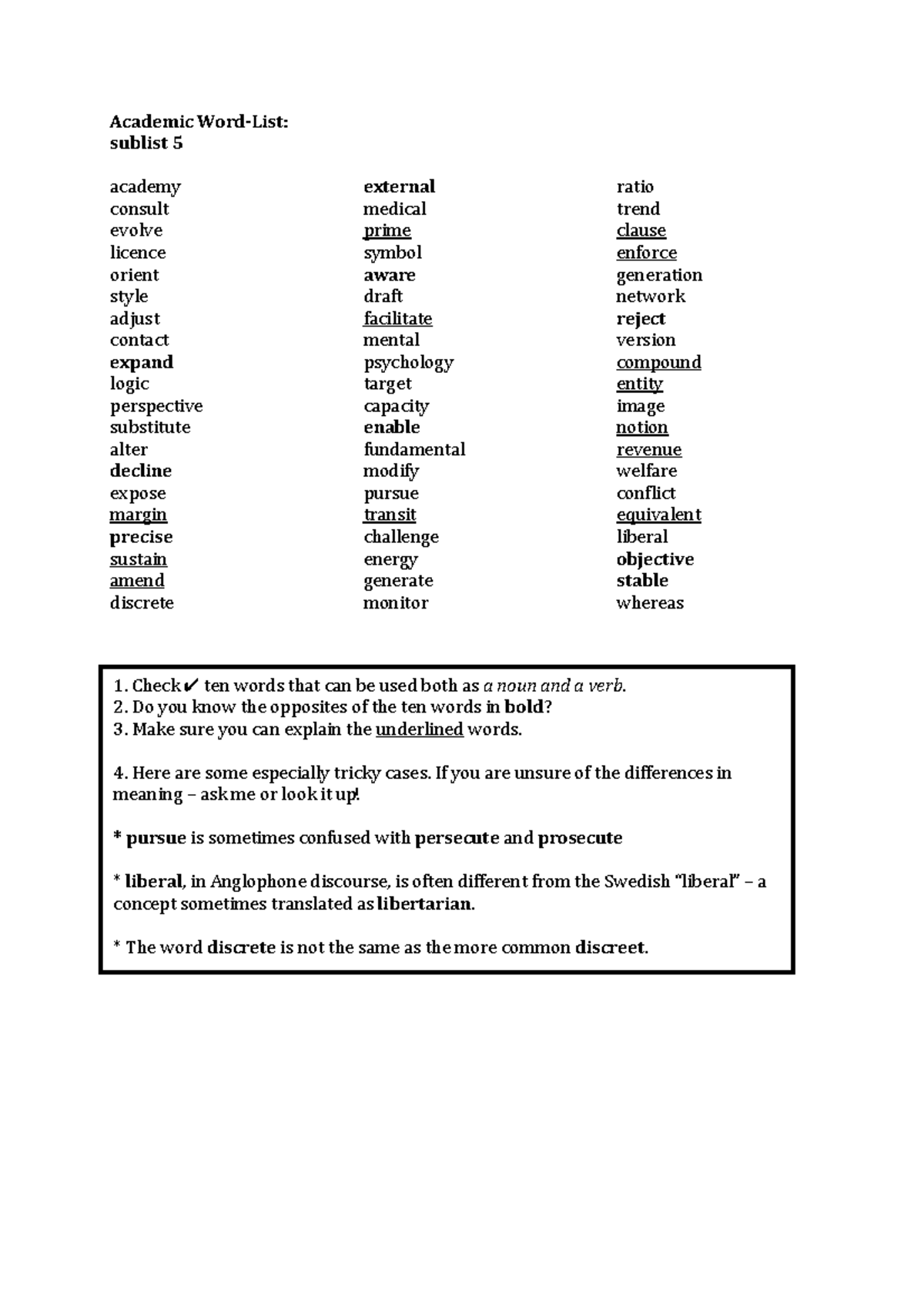 Awl sublist 5 - AWL - Academic Word-List: sublist 5 academy consult ...