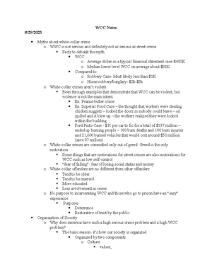 Organized Crime Notes - Chapter 1 Introduction to Organized Crime ...