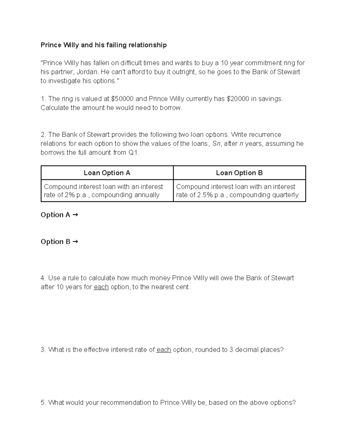 12GM Practice SAC - Recursion and Financial Modelling + Solutions ...