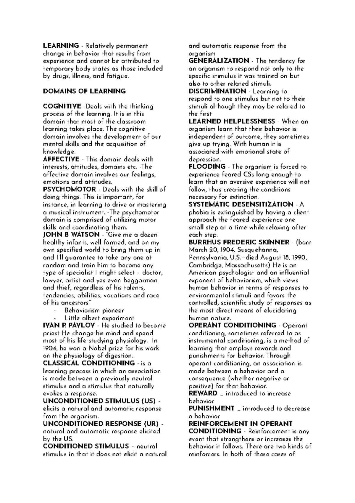 ITP AND Purcom - notes in introduction to psychology and purposive ...