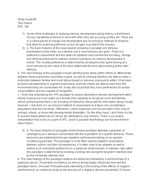 PSC 140 Developmental Psychology Midterm 3 - PSC 140 - UC Davis - Studocu