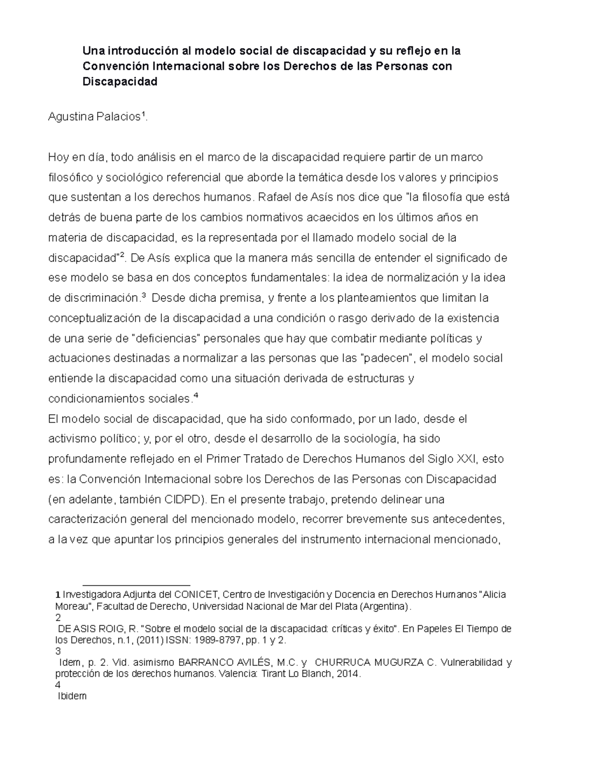 1.5 El modelo social de discapacidad y la CDPD - Una introducción al ...