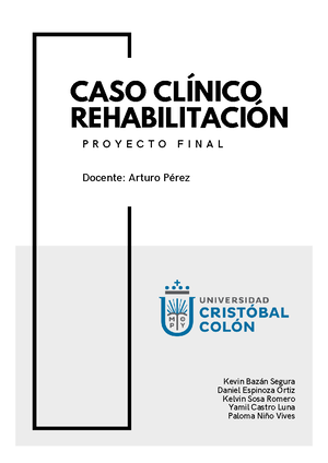 Actividad Síndrome de reposo prolongado - Actividad SÍNDROME DE REPOSO ...