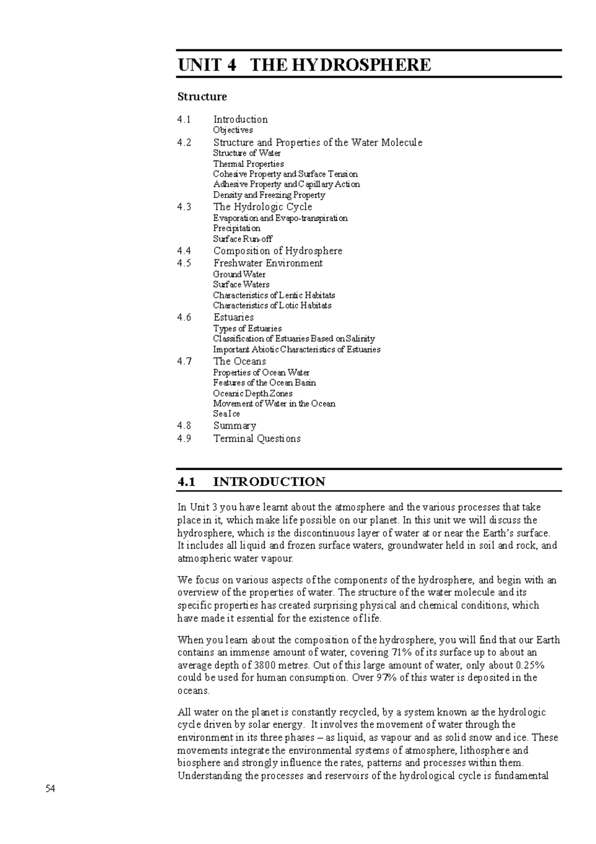 Unit-4 - Unit- 4 of the lesson - Our Environment and its Components ...