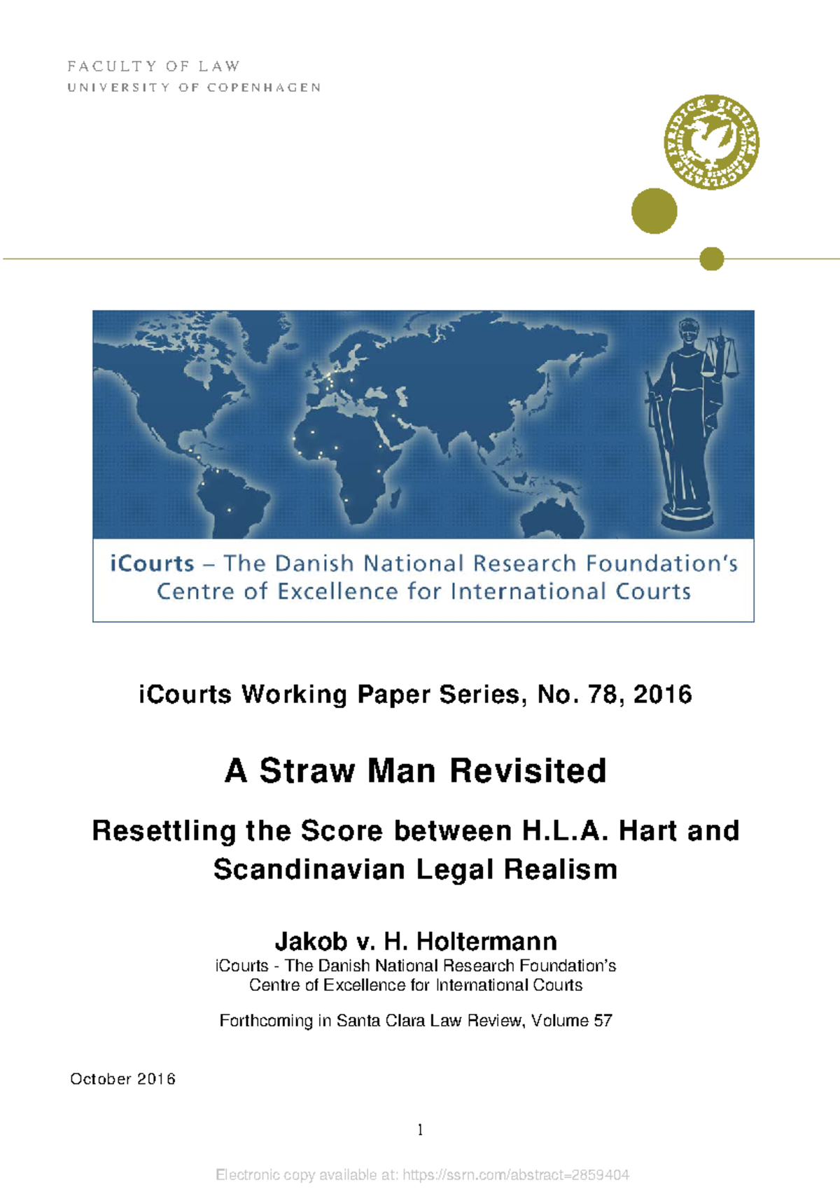 A Straw Man Revisited - Electronic copy available at: ssrn/abstract= 1 ...