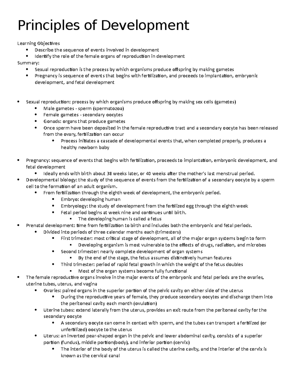 Principles of Development - Principles of Development Learning ...