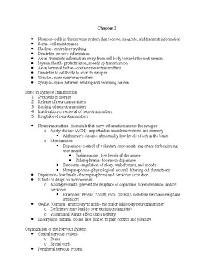 Chapter 3-General Psychology - Chapter 3 : Introduction, Neurons, and ...