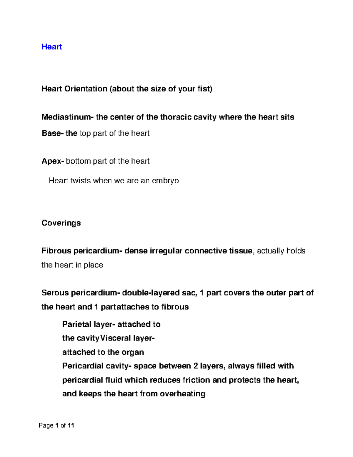 Anatomy Heart and Heart Orientation Guide - Heart Heart Orientation ...