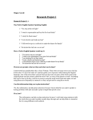 ELL Lesson Plan - Name of Teacher: Kimberly Cardimona - ELL Lesson Plan ...