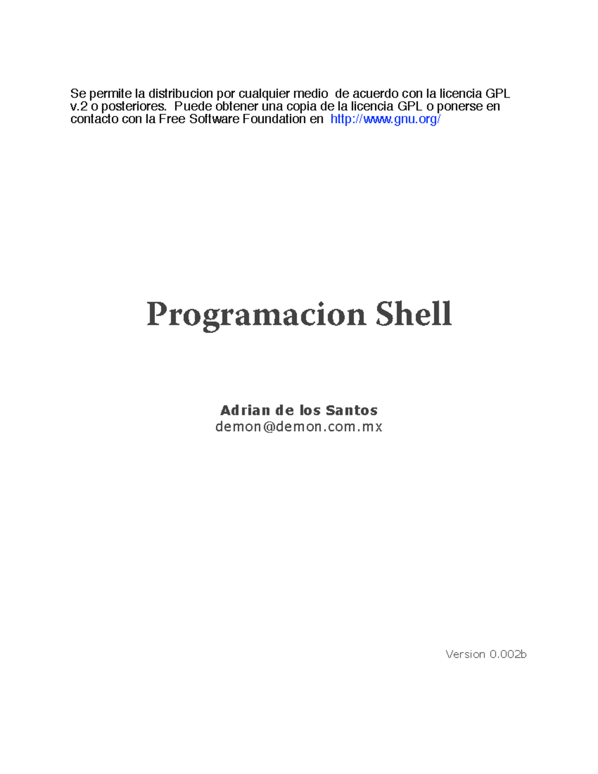 Guia Para La Programacion En Bash De Shell Sistemas Operativos Urjc 