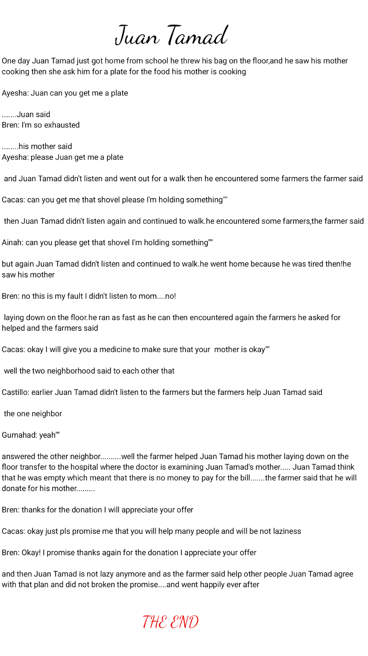 Juan-Tamad - Story about Juan Tamad - Juan Tamad One day Juan Tamad ...