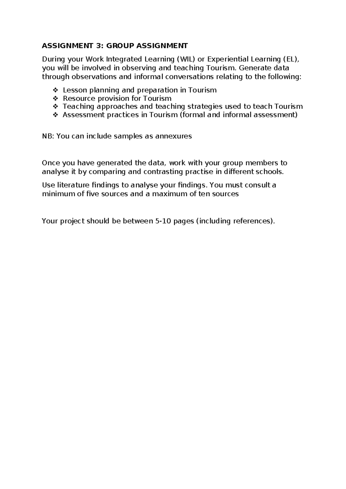Assignment 3 - Mandatory assessment - ASSIGNMENT 3: GROUP ASSIGNMENT ...