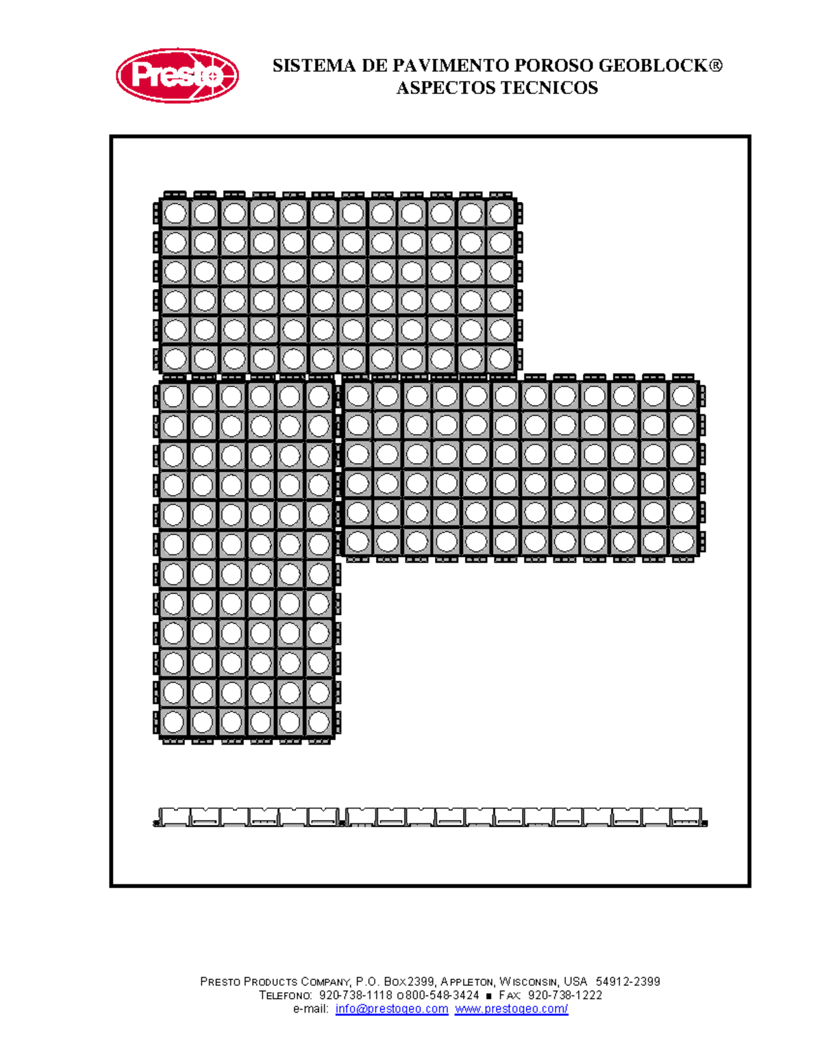 Geoblock technical overview sp - SISTEMA DE PAVIMENTO POROSO GEOBLOCK® ASPECTOS TECNICOS PRESTO ...