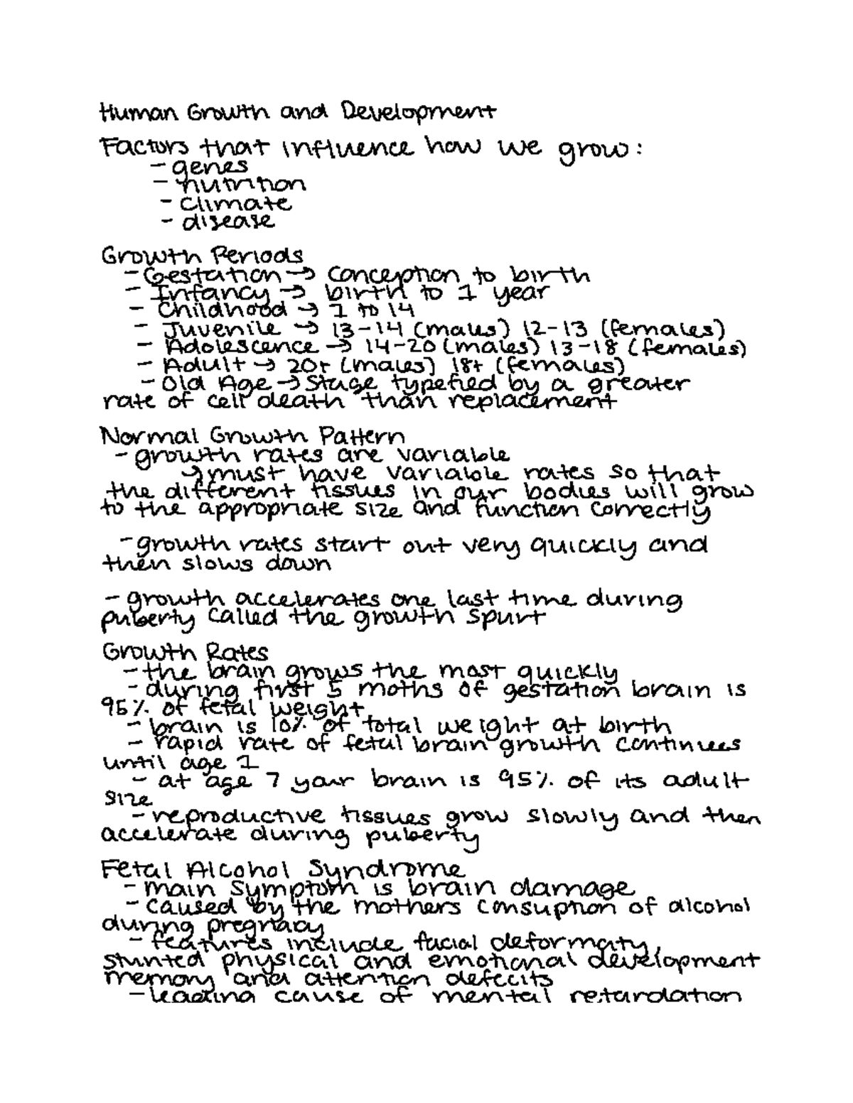 Human Growth and Development - ####### Human Growth and Development ...