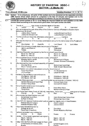 Timeline OF PAK History - Timeline August 1947 The Objective Resolution ...
