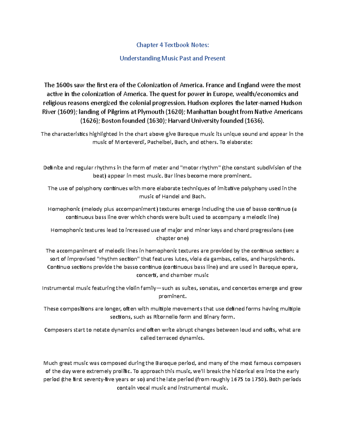 Chapter 4 Textbook Notes Continued - Chapter 4 Textbook Notes ...