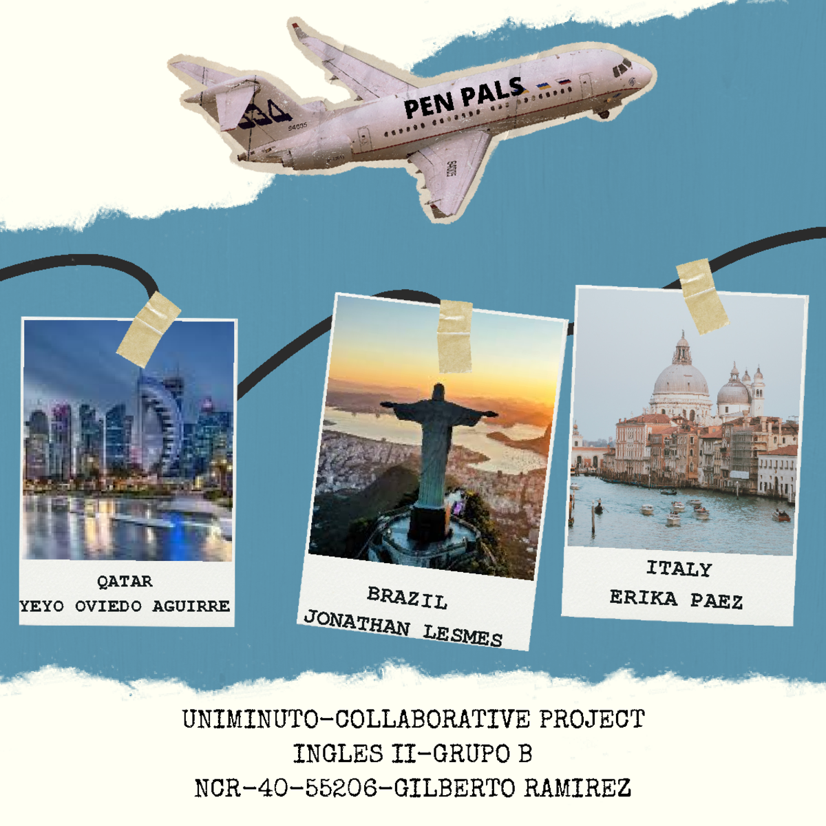 PEN PALS - PEN PALS - BRAZIL JONATHAN LESMES QATAR YEYO OVIEDO AGUIRRE ...
