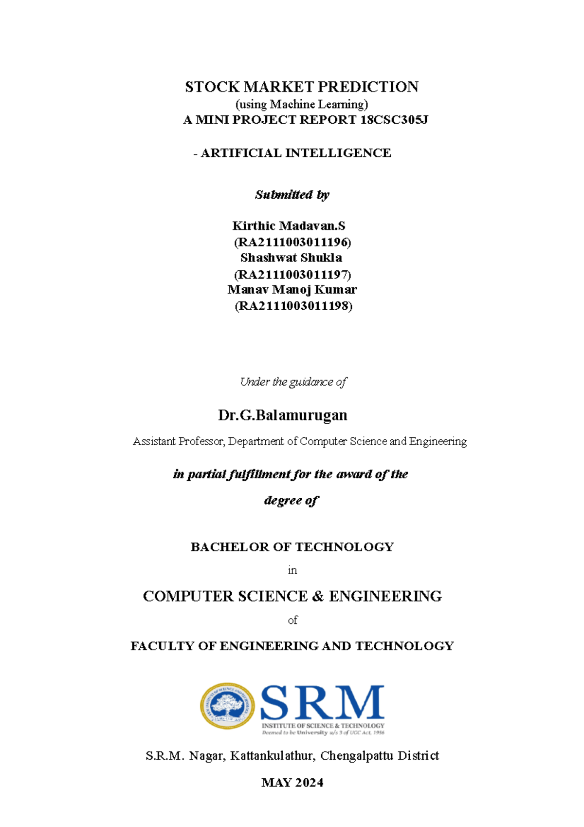 Ai MIni Project (2)-3 - STOCK MARKET PREDICTION (using Machine Learning ...