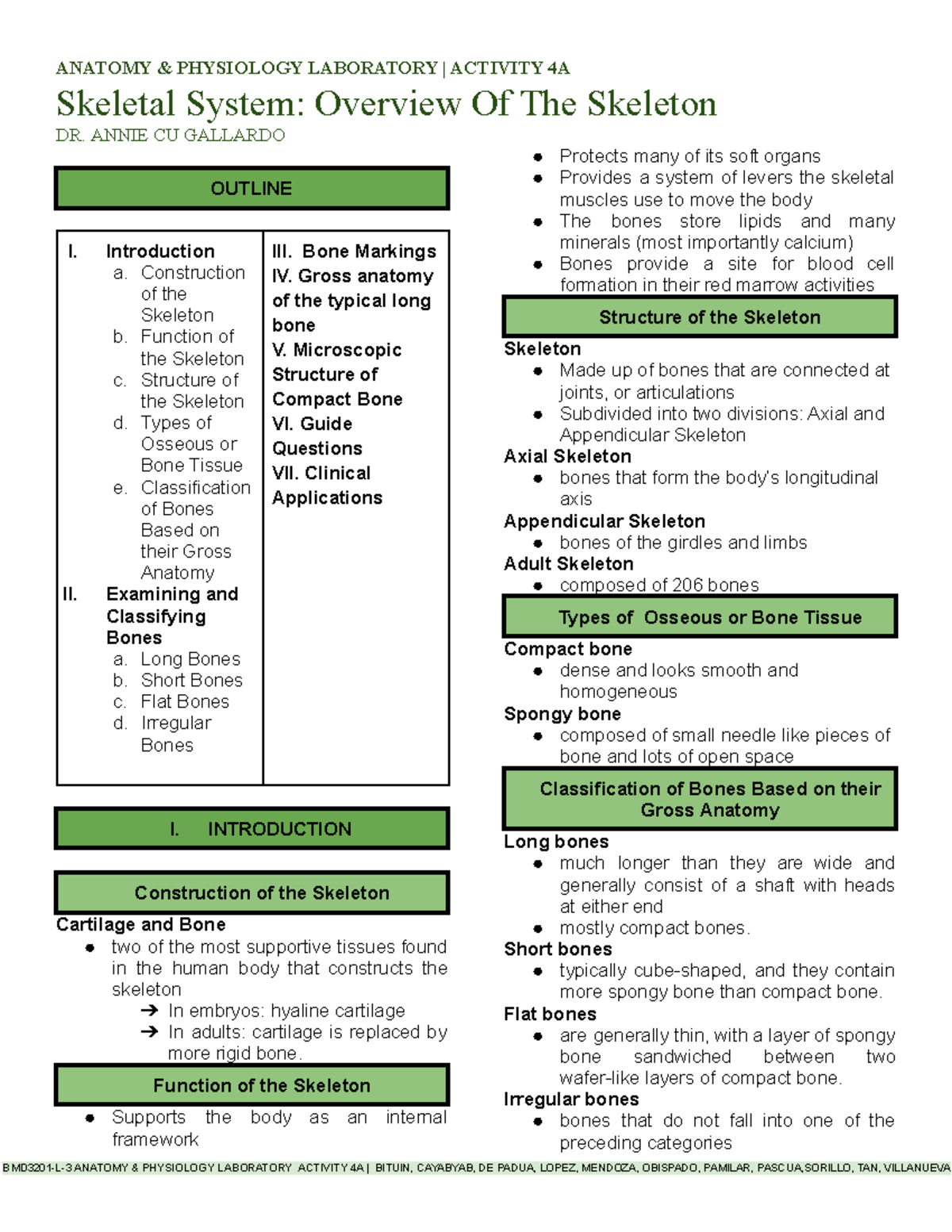 Activity 4A - PROF GALLARDO - ANATOMY & PHYSIOLOGY LABORATORY ...