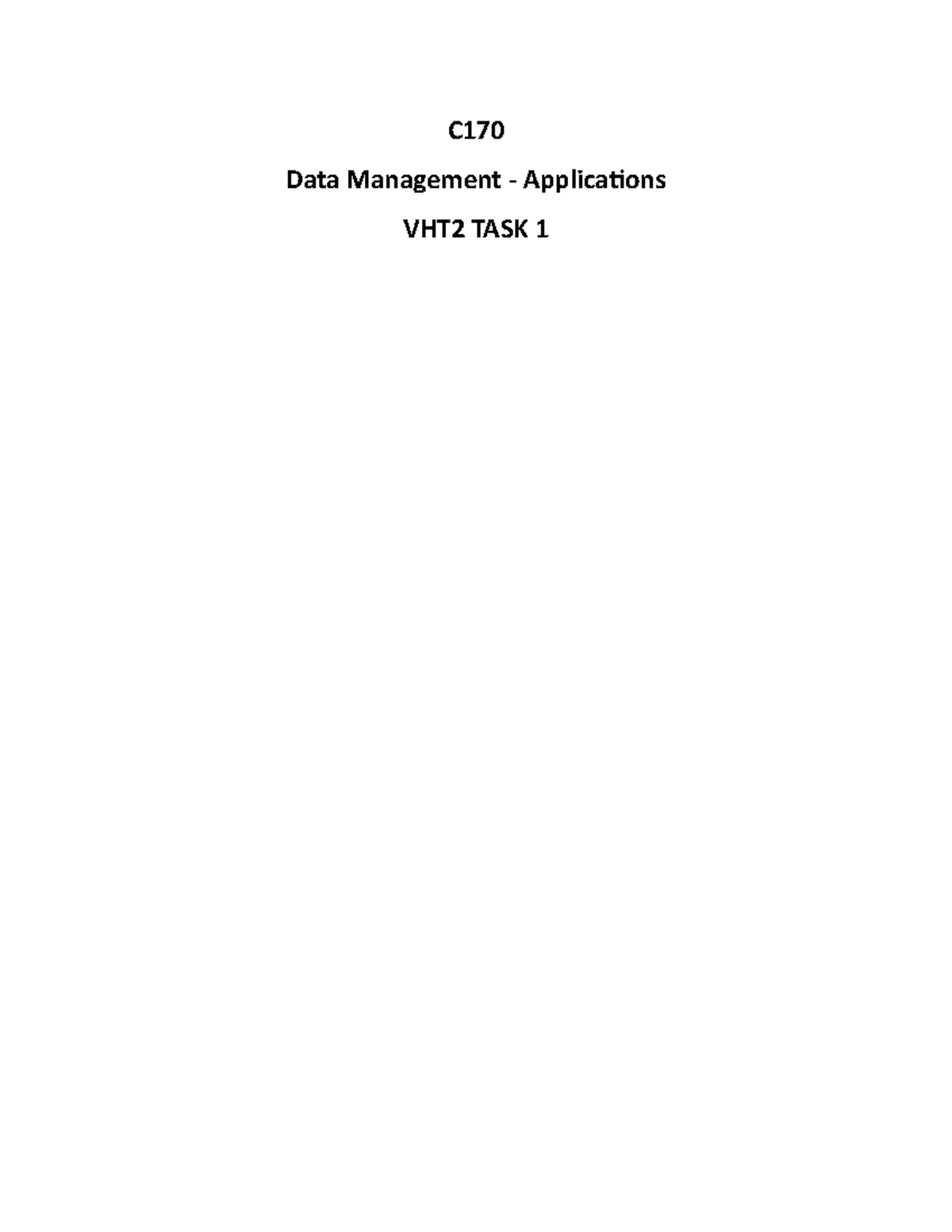 C170 actual project - Notes - C Data Management - Applications VHT2 ...