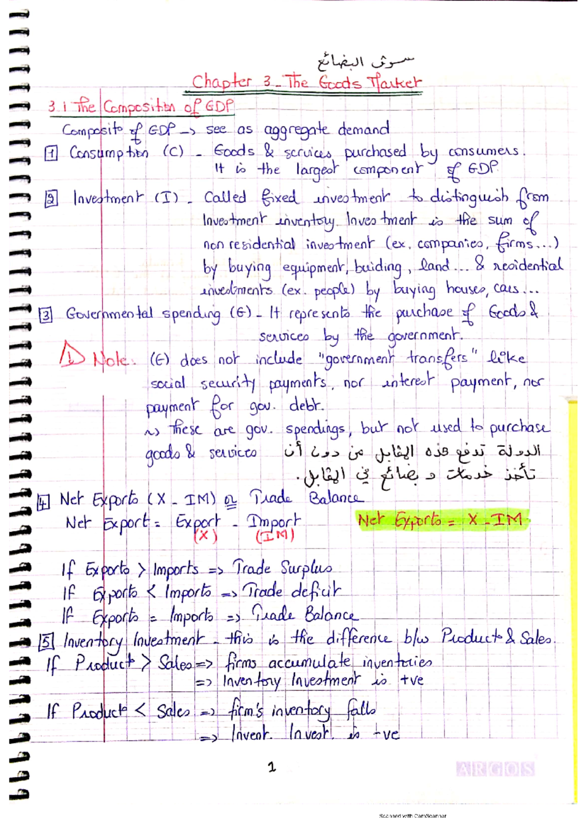 Chapter 3 explanation+exercises part 1 - Macroeconomics - Studocu