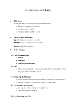 G.4 Reading food labels lesson plan - SEMI- DETAILED LESSON PLAN IN ...