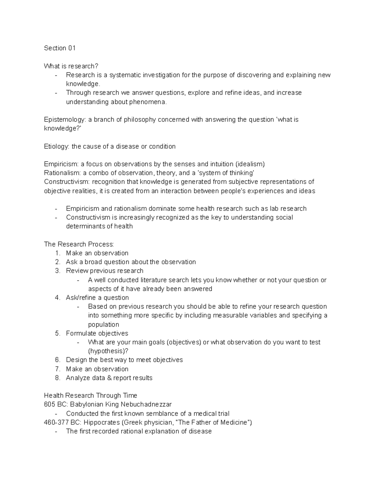 Understanding Research Process and Developing Research Questions - Studocu