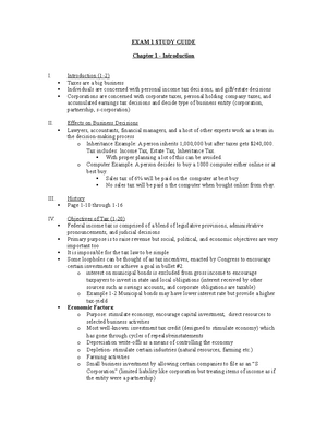 Acctg+405 - Summary Principles Of Taxation I Macc 2013 Only ...