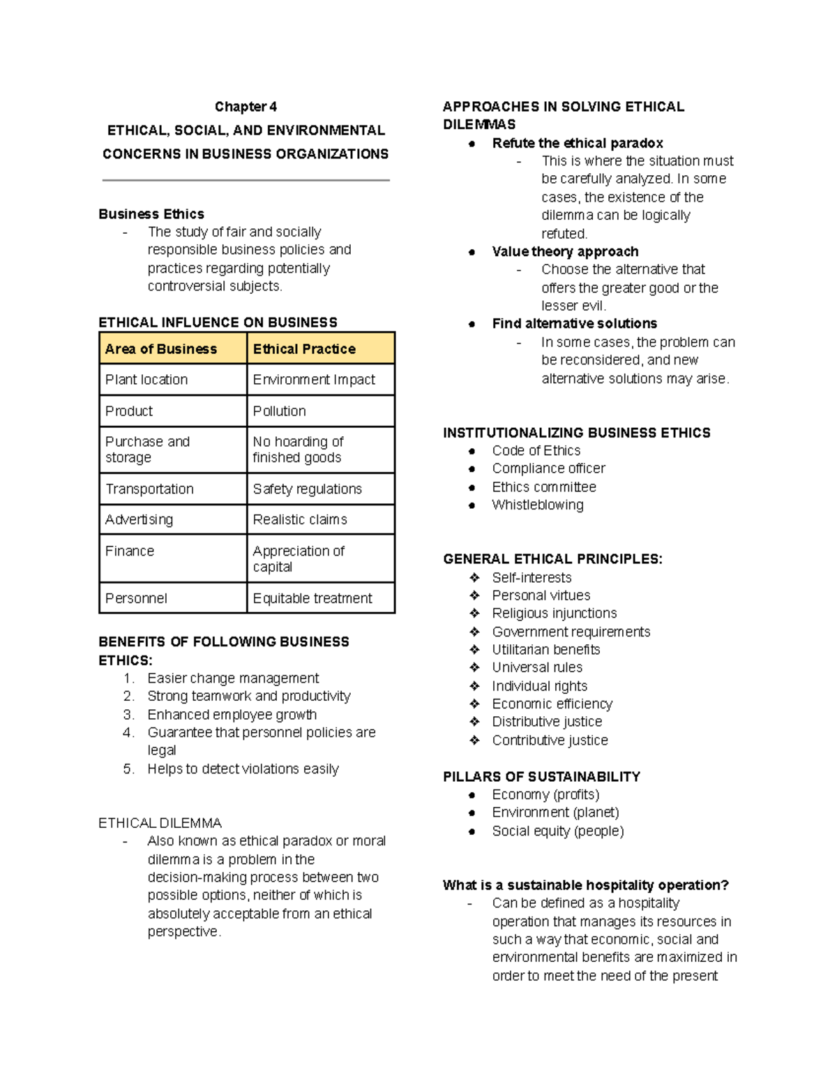 Orgman- Chapter 4-(Jenny) - Chapter 4 ETHICAL, SOCIAL, AND ...
