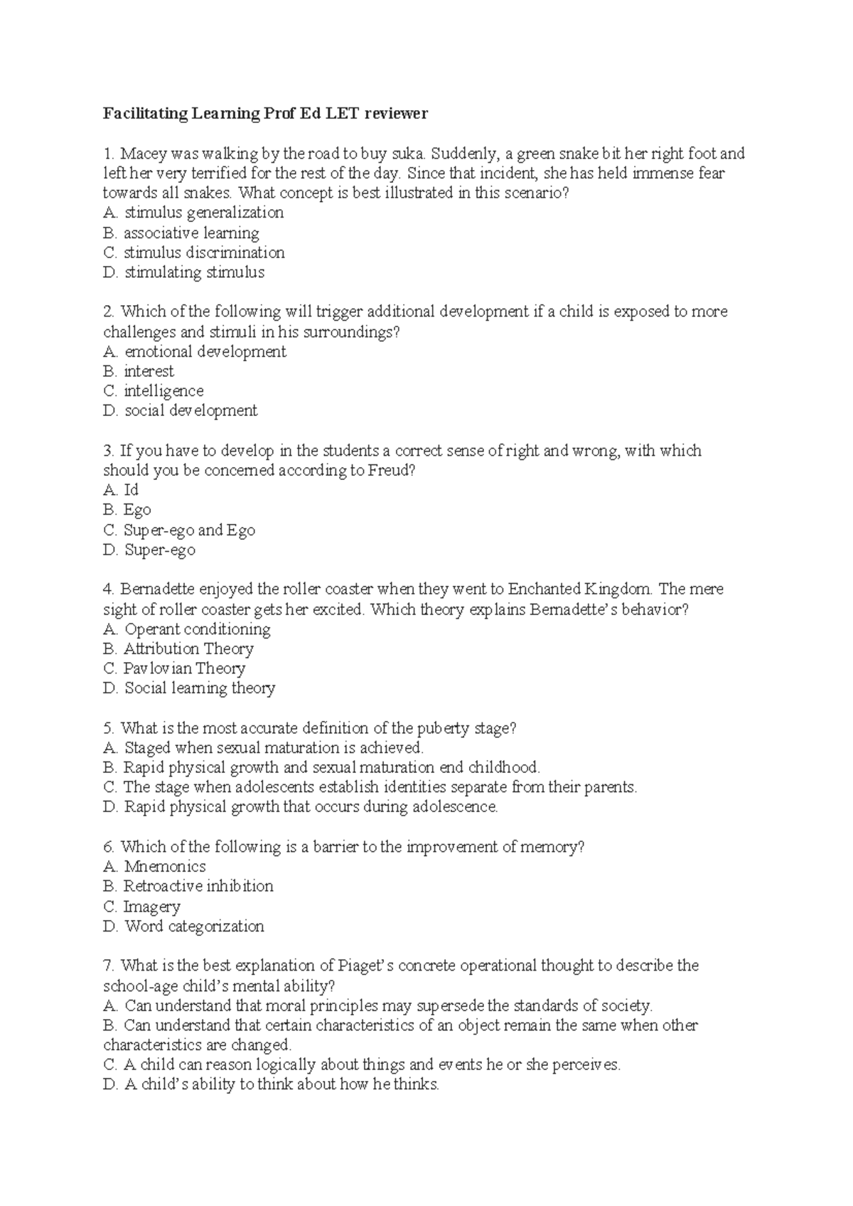 Facilitating-learning-prof-ed-let-reviewer-1 compress - Facilitating ...