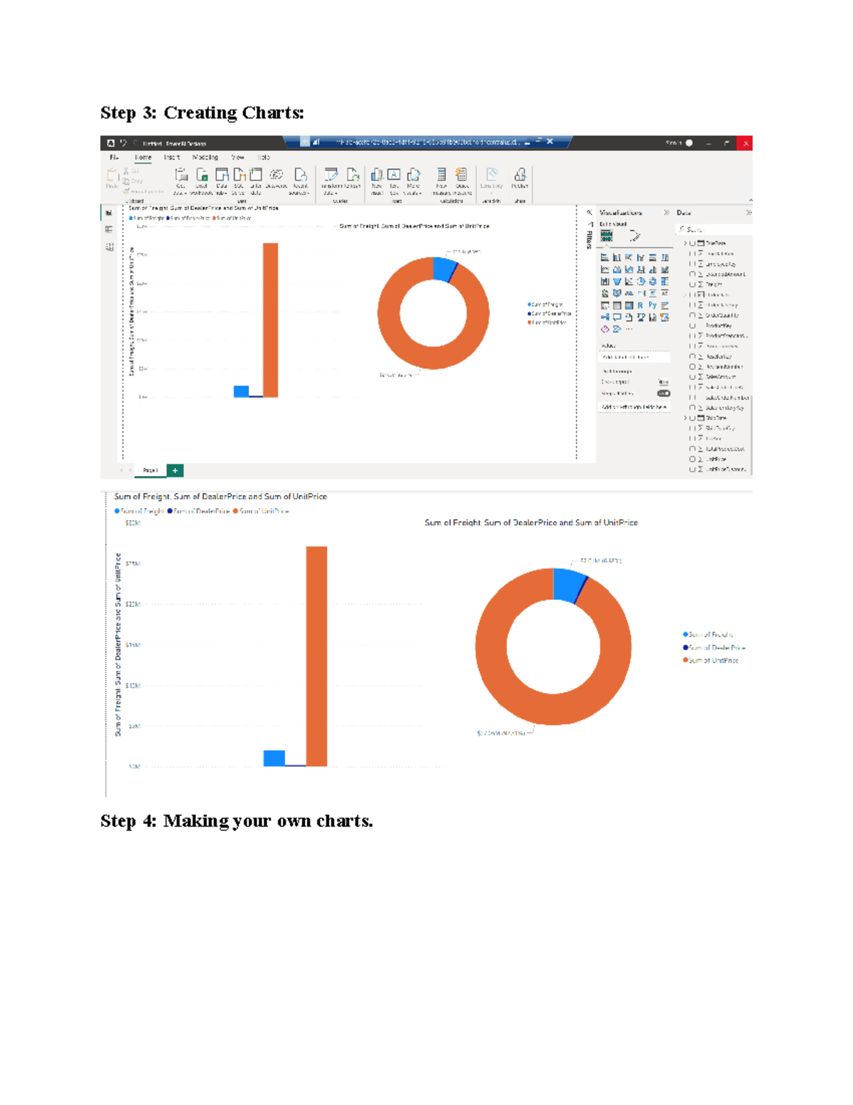 Lab Week 4SA - Assignment for Week-4 - BIAM410 - Step 3: Creating Charts: Step 4: Making your ...