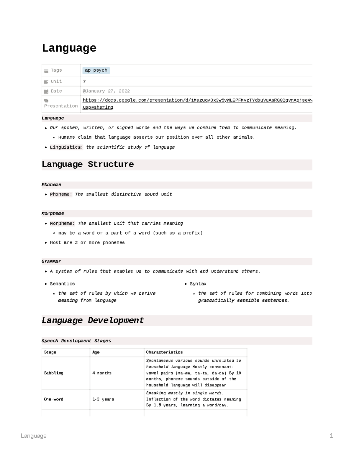 Language - google/presentation/d ...