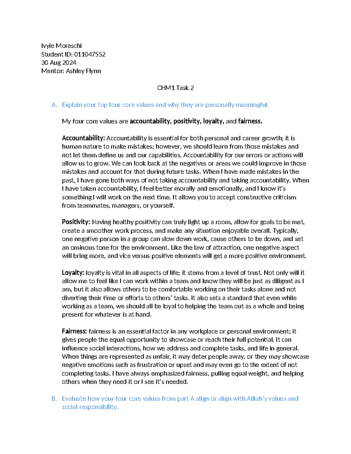 CHM1 Task 2 - CHM1 Task 2 - Ivyie Moreschi Student ID: 011047552 30 Aug ...