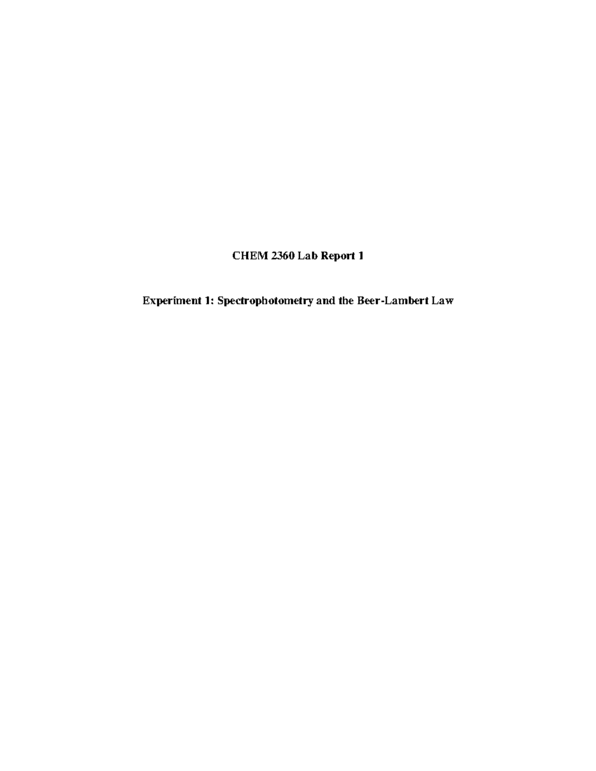 Lab Report 1 Assignment 1 Warning Tt Undefined Function 32 Chem 2360 Lab Report 1