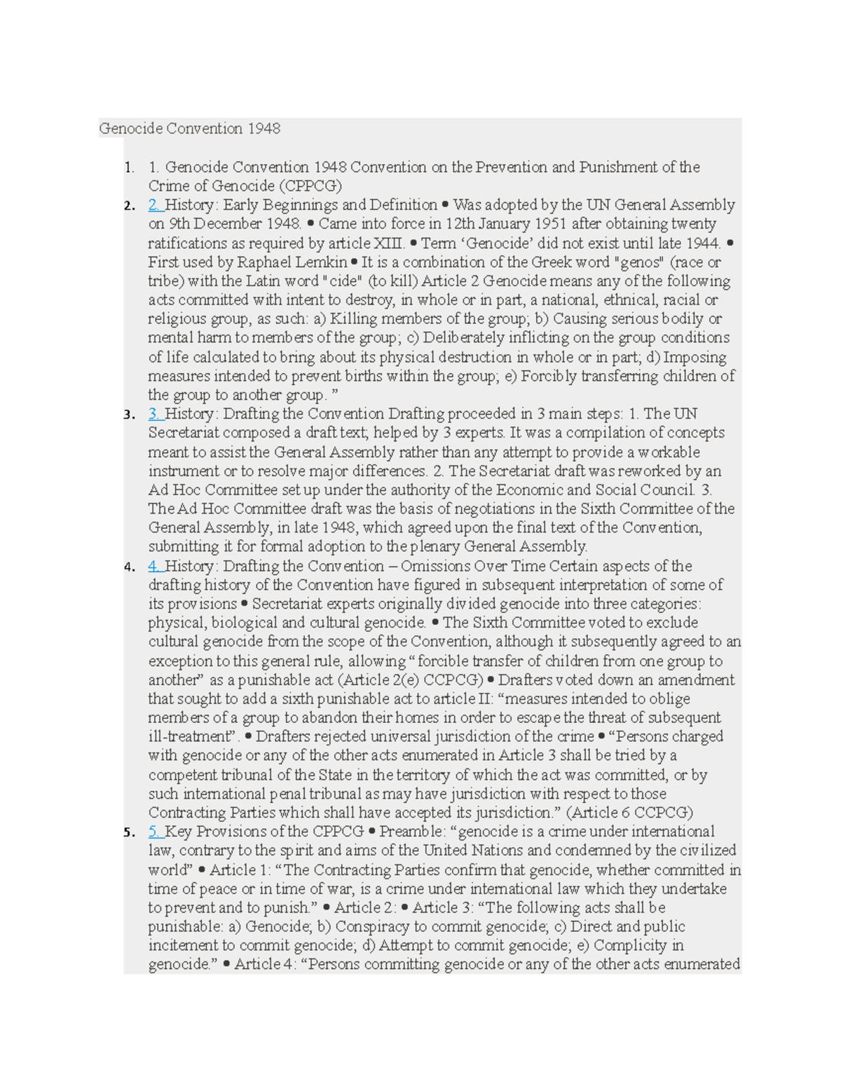 About Genocide - Genocide Convention 1948 Genocide Convention 1948 ...