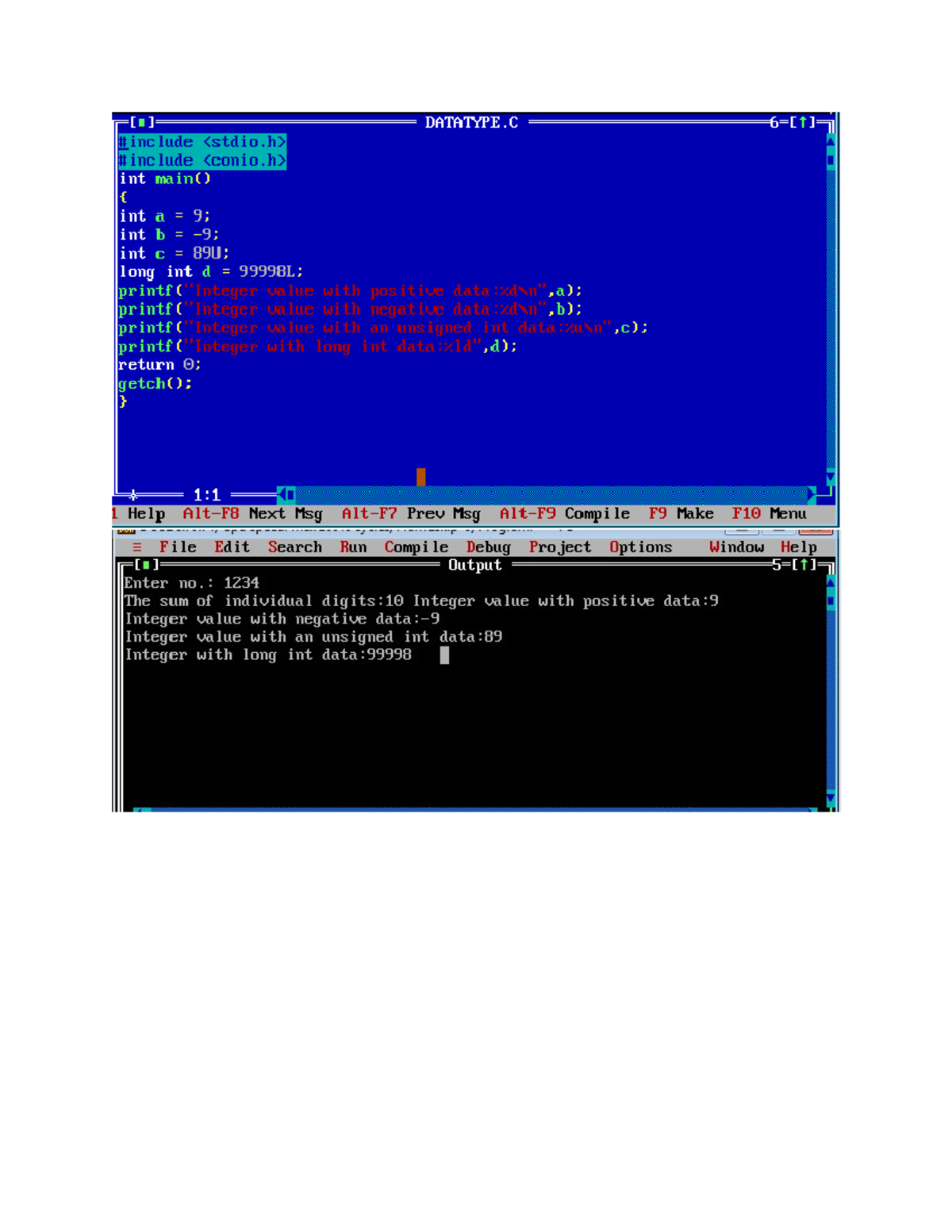 Lab Data Structutres Datatype Int Main Int A Int H Int C Long Int D 2131