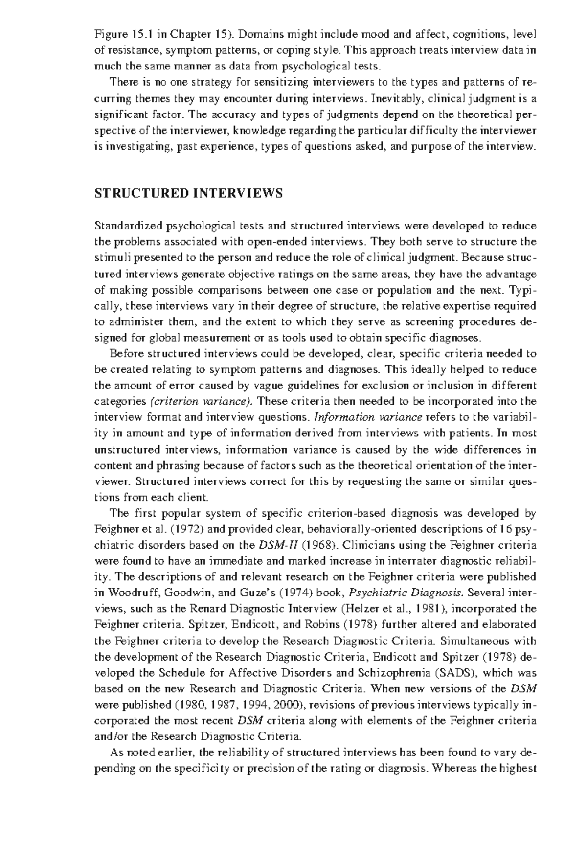 Lecture notes personality psycology-17 - Structured Interviews 91 ...