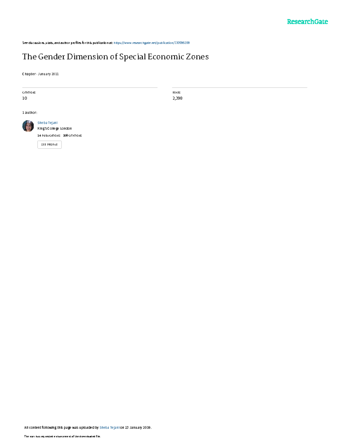 15-Tejani SEZSampleshorter - See discussions, stats, and author ...