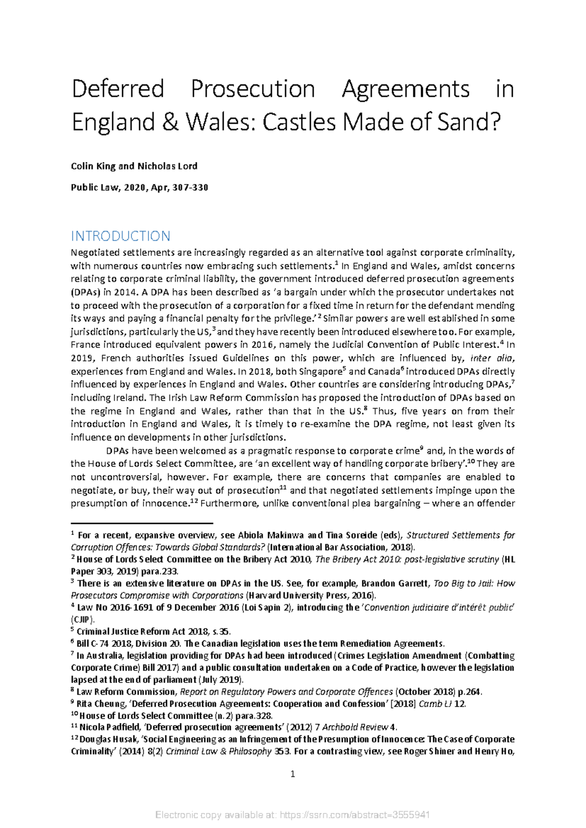 4. Deferred Prosecution Agreements in England & Wales - Castles Made of ...