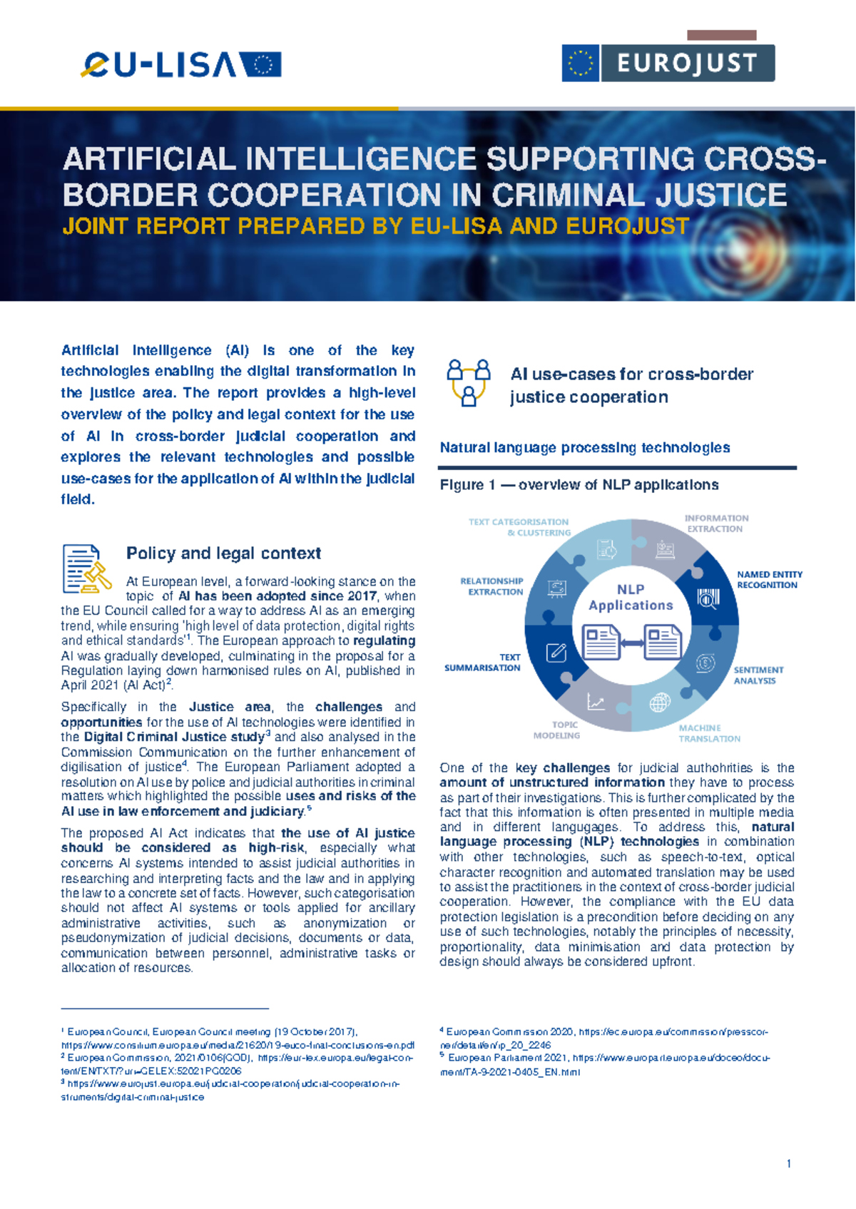 Artificial intelligence cross border cooperation criminal justice ...