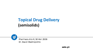 Otic Delivery Routes - Otic Delivery Jose G. Rocca, Ph Otic Dosage ...