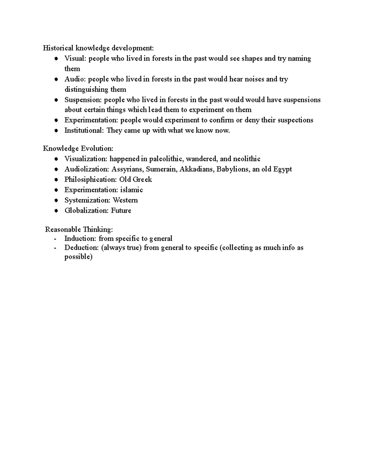 Historical knowledge development - Knowledge Evolution: Visualization ...