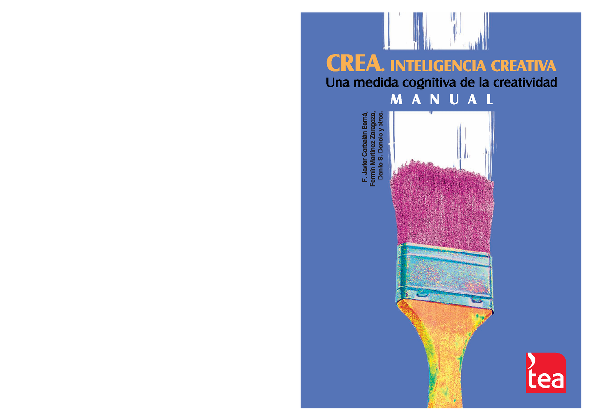 Crea-manual-2015 extracto - CC RR EE AA INTELIGENCIA CREATIVA Una media ...