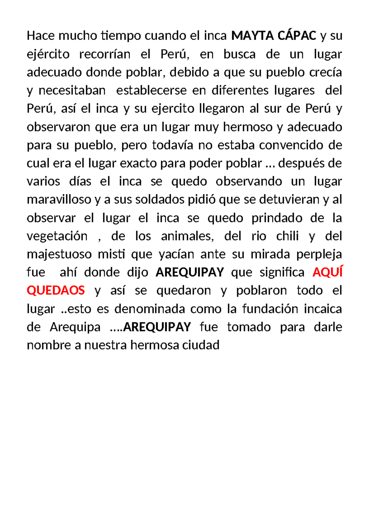 Mayta Cápac - FELIZ - Hace mucho tiempo cuando el inca MAYTA CÁPAC y su ...