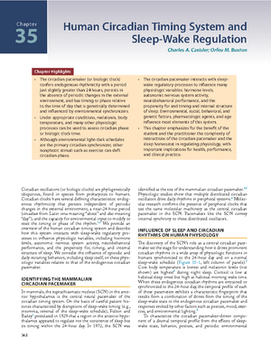 Human Circadian Timing System and Sleep-Wake Regulation – Czeisler ...