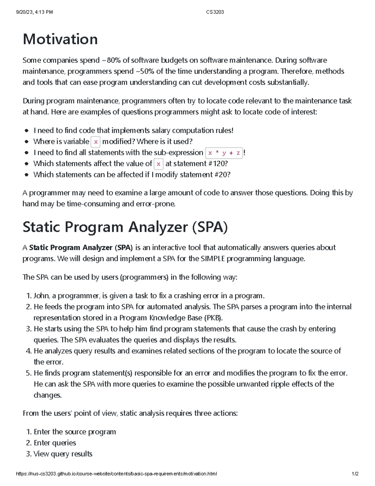 SPA All in One - nus-cs3203.github/course-website/contents/basic-spa-requirements/motivation ...