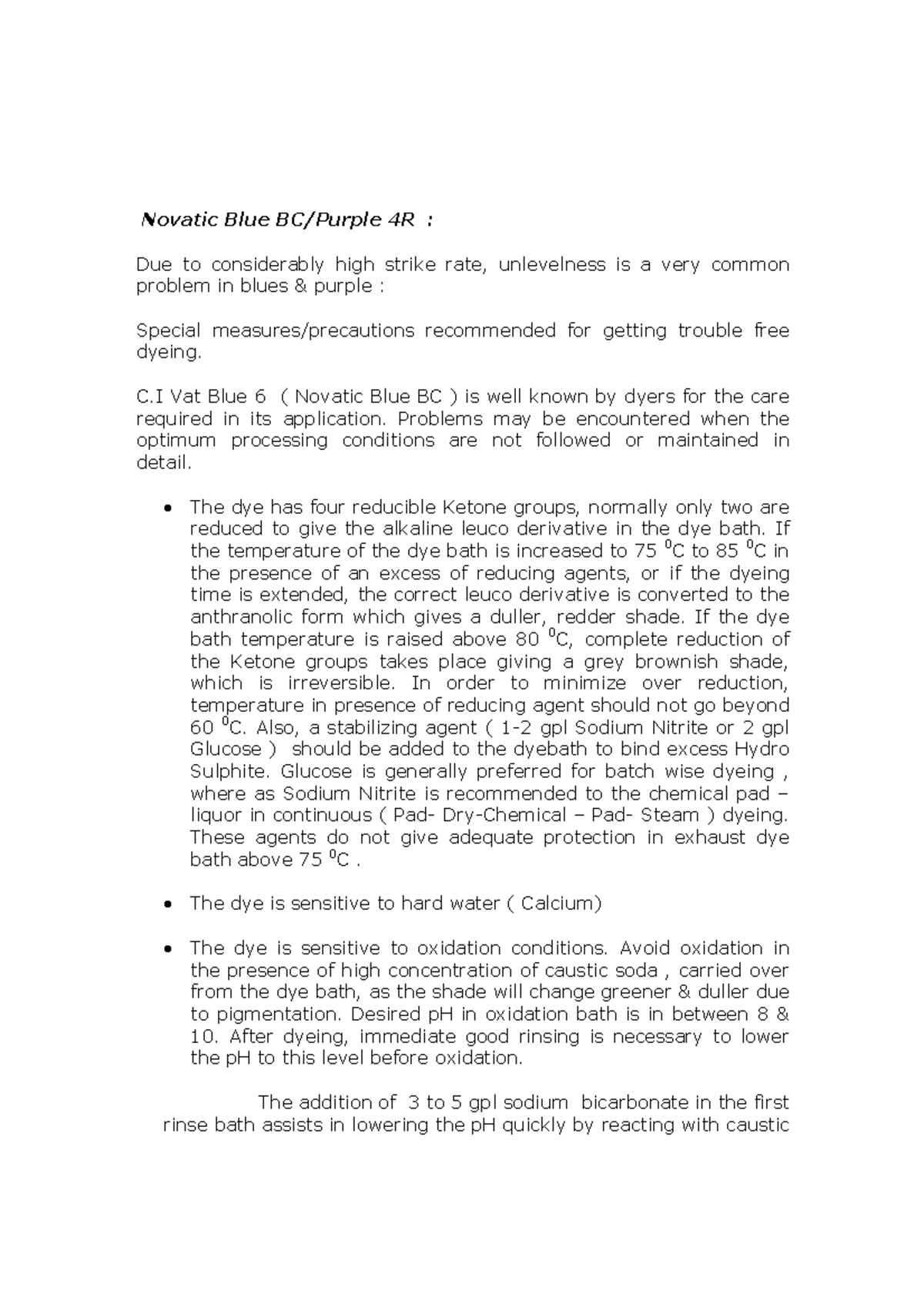 Blue Vat Blue 6 - Resumen Procesos de Manufactura - Novatic Blue BC ...