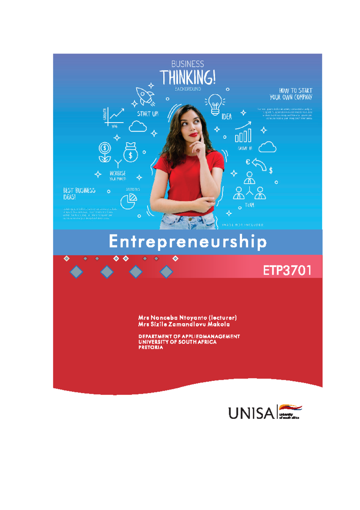 ETP3701-10033173 - 1© 2022 University of South Africa 2All rights ...