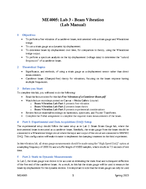 ME4005 Lab 4 Prelab Document SP23 - ME 4005: Lab 4 - Heat Flux and ...