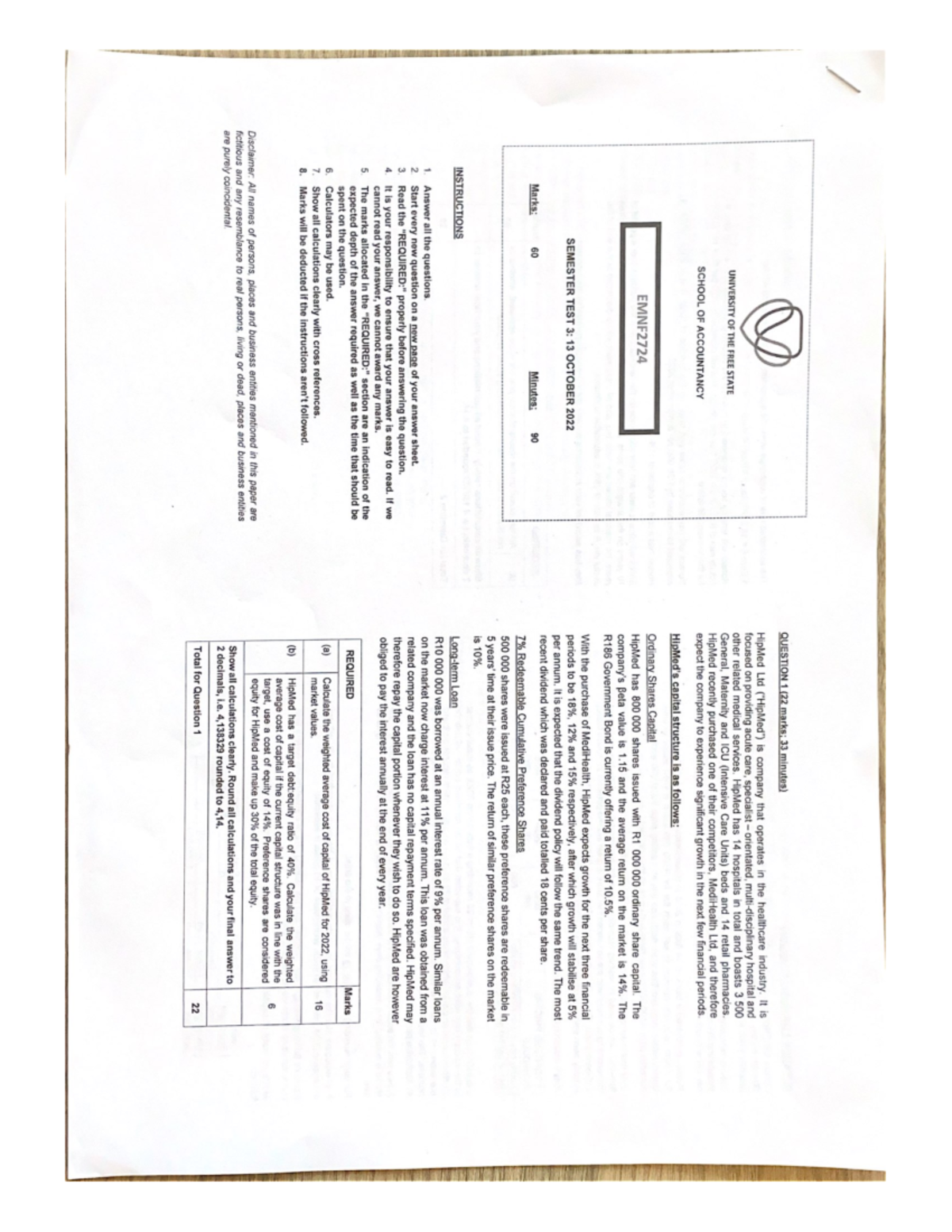 Test3 EMNF 2022 - EMAC2714 - Studocu